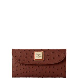 dooney & bourke ostrich continental clutch wallet