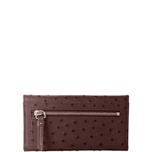 Dooney & Bourke Ostrich Continental Clutch Wallet