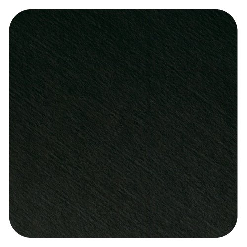 Hoffmaster 876108 Square Two-Sided Coaster, 4" Black (Pack of 500)