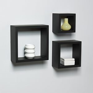 Knape & Vogt Vogt 240-Bk Shadow Box Decorative Shelf Kit 5, Black