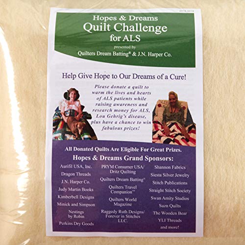 Quilters Dream Wool Batting (93in x 72in) Twin