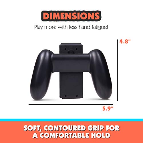 Advanctech Hand Grip for Nintendo Switch Joy-Con Controllers, Ergonomic Handheld Gaming Handles