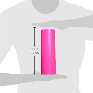 Zest Candle Pillar Candle, 3 by 9-Inch, Hot Pink