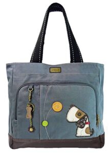 chala toffy dog pocket tote shoulder bag – dog lovers gifts dog mom