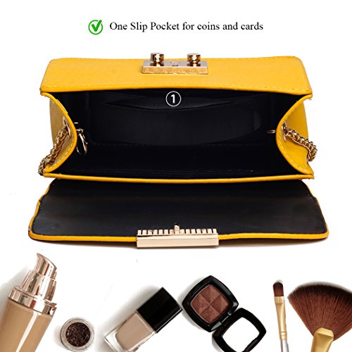 TOYOOSKY Small Evening Bags for Women Crossbody Bag Chain Shoulder Evening Clutch Purse Formal Bag