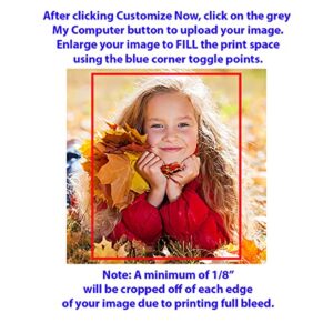 Picture Wall Art Your Photo on Custom Aluminum Metal 14 x 11 Horizontal Print - Proudly Made in the USA!