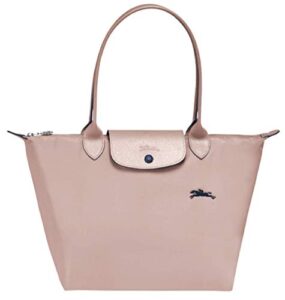 longchamp le pliage club large shoulder tote (hawthorn pink)