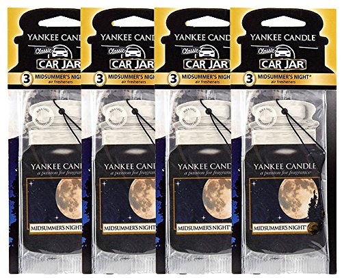 Yankee Candle Car Jar Midsummer Nights Air Fresheners (4 Packs)