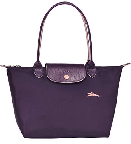 Longchamp Le Pliage Club Large Shoulder Tote (Purple, Bilberry)