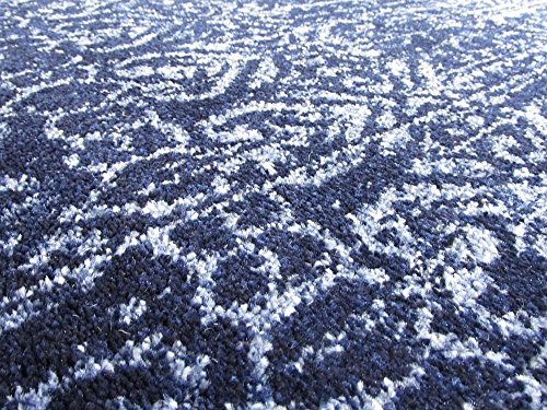 Unique Loom Del Mar Collection Area Rug-Transitional Inspired with Modern Contemporary Design, Rectangular 5' 1" x 8' 0", Blue/Navy Blue