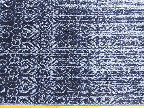 Unique Loom Del Mar Collection Area Rug-Transitional Inspired with Modern Contemporary Design, Rectangular 5' 1" x 8' 0", Blue/Navy Blue