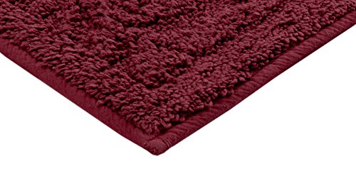 Mohawk Home Foliage Accent Rug, 4 Pc Set 0'9" x 2'5", Cabernet