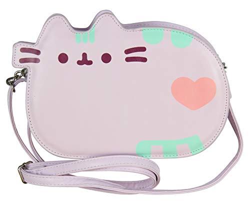 Pusheen The Cat Cross Body Purse Shoulder Bag - Purple Pastel