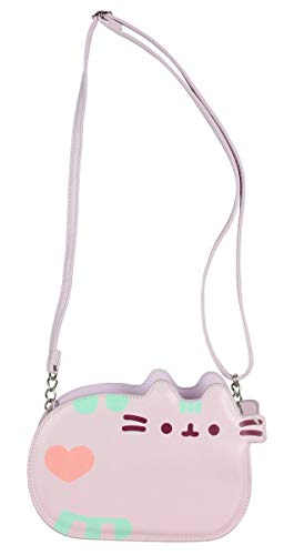 Pusheen The Cat Cross Body Purse Shoulder Bag - Purple Pastel