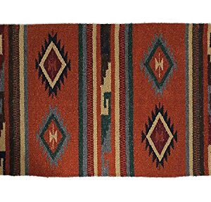 Onyx Arrow Southwest Décor Area Rug, 20 x 40 Inches, Diamond Dust Rust