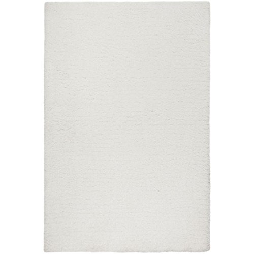 SAFAVIEH Ultimate Shag Collection 8' x 10' Ivory SGU210A Handmade Solid 1.6-inch Thick Area Rug