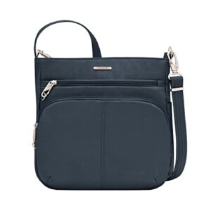 travelon anti-theft classic n/s crossbody bag, midnight