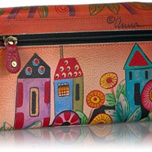 Anna by Anuschka womens 1860 Wallet, Village of Dreams, 4 x 7.5 US