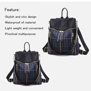 zhongningyifeng Women Backpack Purse Small Waterproof Nylon Rucksack Lightweight Fashion Casual Travel Ladies Shoulder Bag Daypack