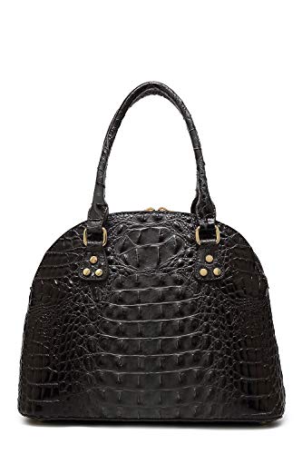 Staci Embossed Shoulder Bag Top Handle Textured Satchel by Mia K. Farrow