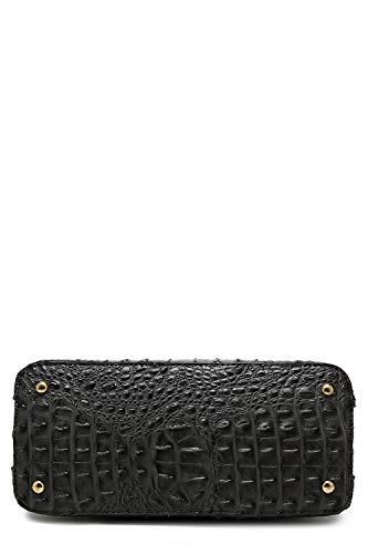 Staci Embossed Shoulder Bag Top Handle Textured Satchel by Mia K. Farrow