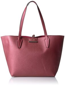 guess bobbi velvet inside out tote