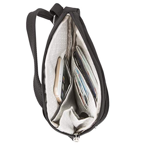 Travelon Bag, Black, Compact Crossbody