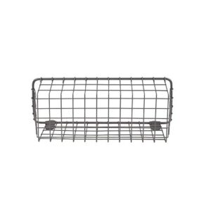 Spectrum Diversified Vintage Cabinet & Wall Mount Basket, Small, Industrial Gray