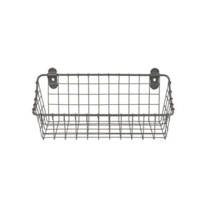 Spectrum Diversified Vintage Cabinet & Wall Mount Basket, Small, Industrial Gray