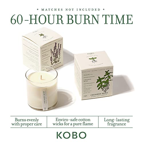 KOBO Wild Tomato Vine Candle with Plantable Box (9 oz) | Plant The Box Collection, 100% Pure Soy Wax Candles | Hand-Poured in USA | Long Lasting 60 Hour Burning Candles | Scented Candles for Home