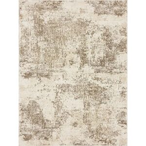 LUXE WEAVERS Tower Hill Abstract Beige 5x7 Area Rug