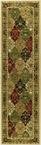 SAFAVIEH Lyndhurst Collection 2'3" x 12' Multi / Ivory LNH221A Traditional Oriental Non-Shedding Living Room Bedroom Runner Rug