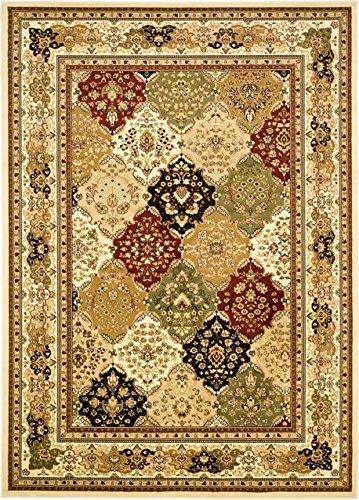 SAFAVIEH Lyndhurst Collection 2'3" x 12' Multi / Ivory LNH221A Traditional Oriental Non-Shedding Living Room Bedroom Runner Rug