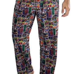 Marvel Comics Mens' Vintage Avengers Comic Book Page Pajama Pants (XX-Large) Multi