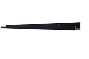 ikea modern picture ledge floating shelf 45.25 inch black