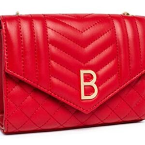 Women Clutch Bags Genuine Leather Evening Bags Wedding Purses Small Crossbody Bag -Red