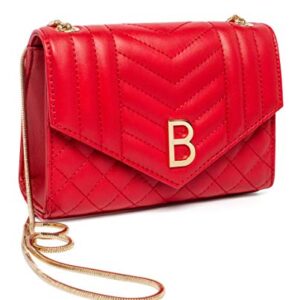 Women Clutch Bags Genuine Leather Evening Bags Wedding Purses Small Crossbody Bag -Red