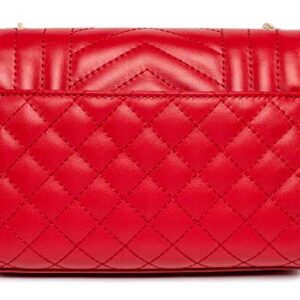 Women Clutch Bags Genuine Leather Evening Bags Wedding Purses Small Crossbody Bag -Red