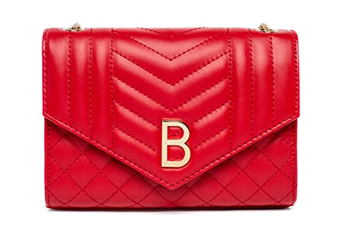 Women Clutch Bags Genuine Leather Evening Bags Wedding Purses Small Crossbody Bag -Red