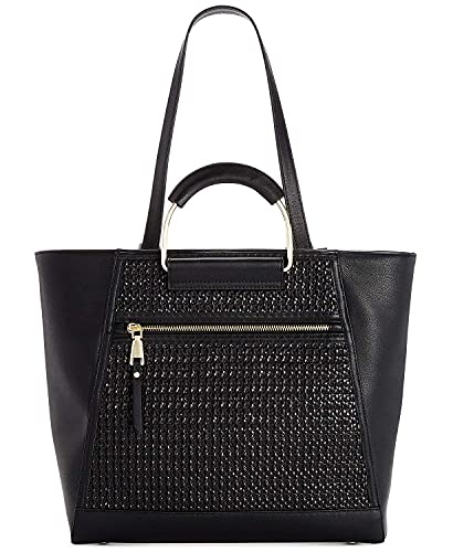 I.N.C. Women`s Ajae Bangle Crochet Tote (Black, One Size)