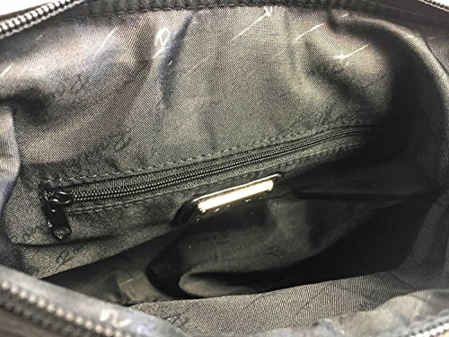 Genuine Leather Locking Concealment Purse CCW Concealed Carry Gun Bag Handbag, Ambidextrous, Black