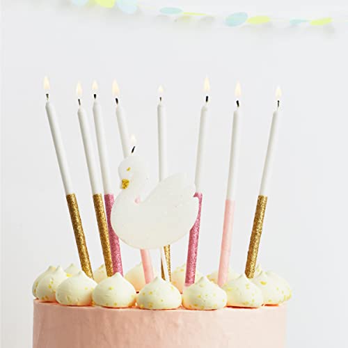 Meri Meri Multicolor Dipped Glitter Candles