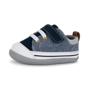 see kai run – stevie ii sneakers for infants, blue denim, infant 4