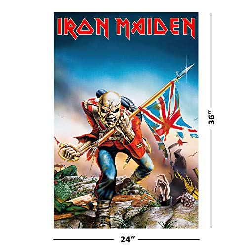 POSTER STOP ONLINE Iron Maiden - Music Poster (Trooper) (Size 24" x 36")