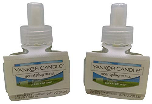 Yankee Candle Clean Cotton SecntPlug Refill 2-Pack