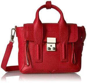 3.1 phillip lim pashli mini satchel , red-nickel , one size