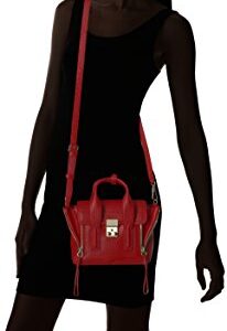 3.1 Phillip Lim Pashli Mini Satchel , red-nickel , One Size