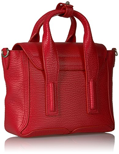 3.1 Phillip Lim Pashli Mini Satchel , red-nickel , One Size