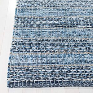 SAFAVIEH Montauk Collection 3' x 5' Blue MTK418L Handmade Area Rug