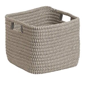 Colonial Mills Carter Basket, 15"x15"x16", Grey